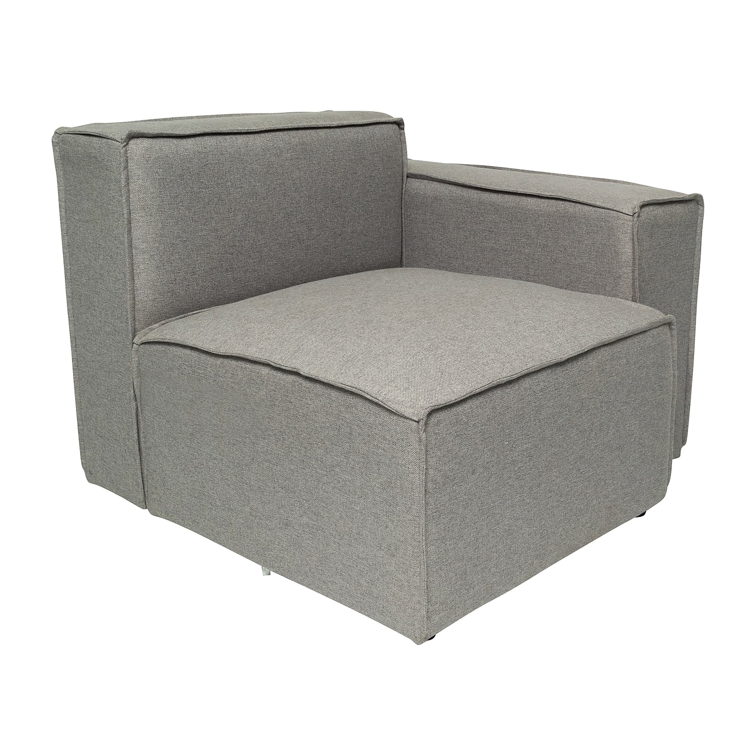 Flash Furniture Bridgetown Fabric Modular Right Side Sectional Seat ...