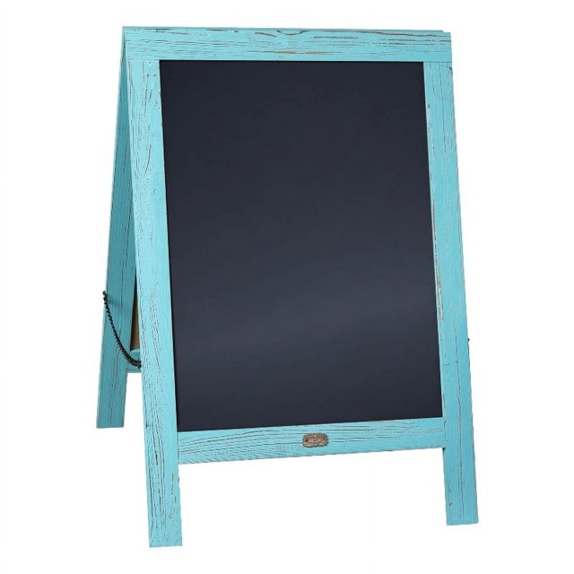 Flash Furniture Canterbury 30x20" A-Frame Wood Magnetic Chalkboard in ...