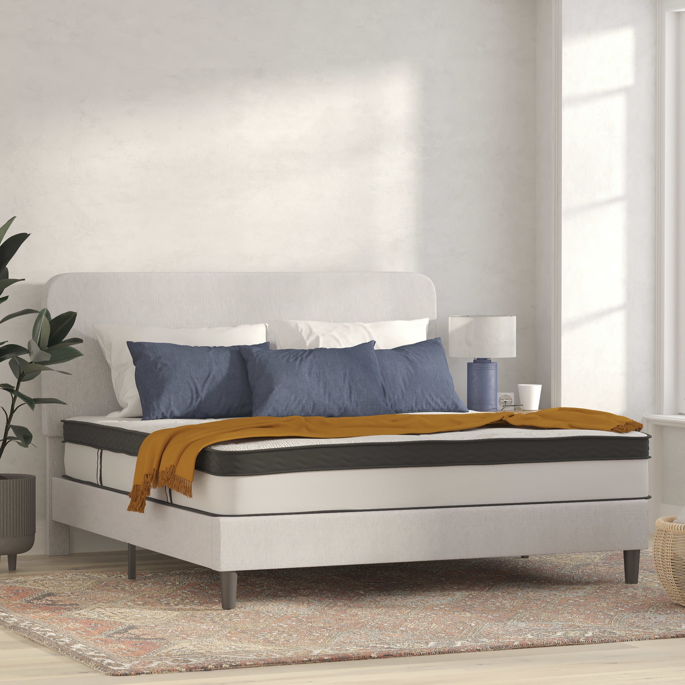 Flash Furniture Capri Comfortable Sleep 12" Memory Foam and Pocket ...