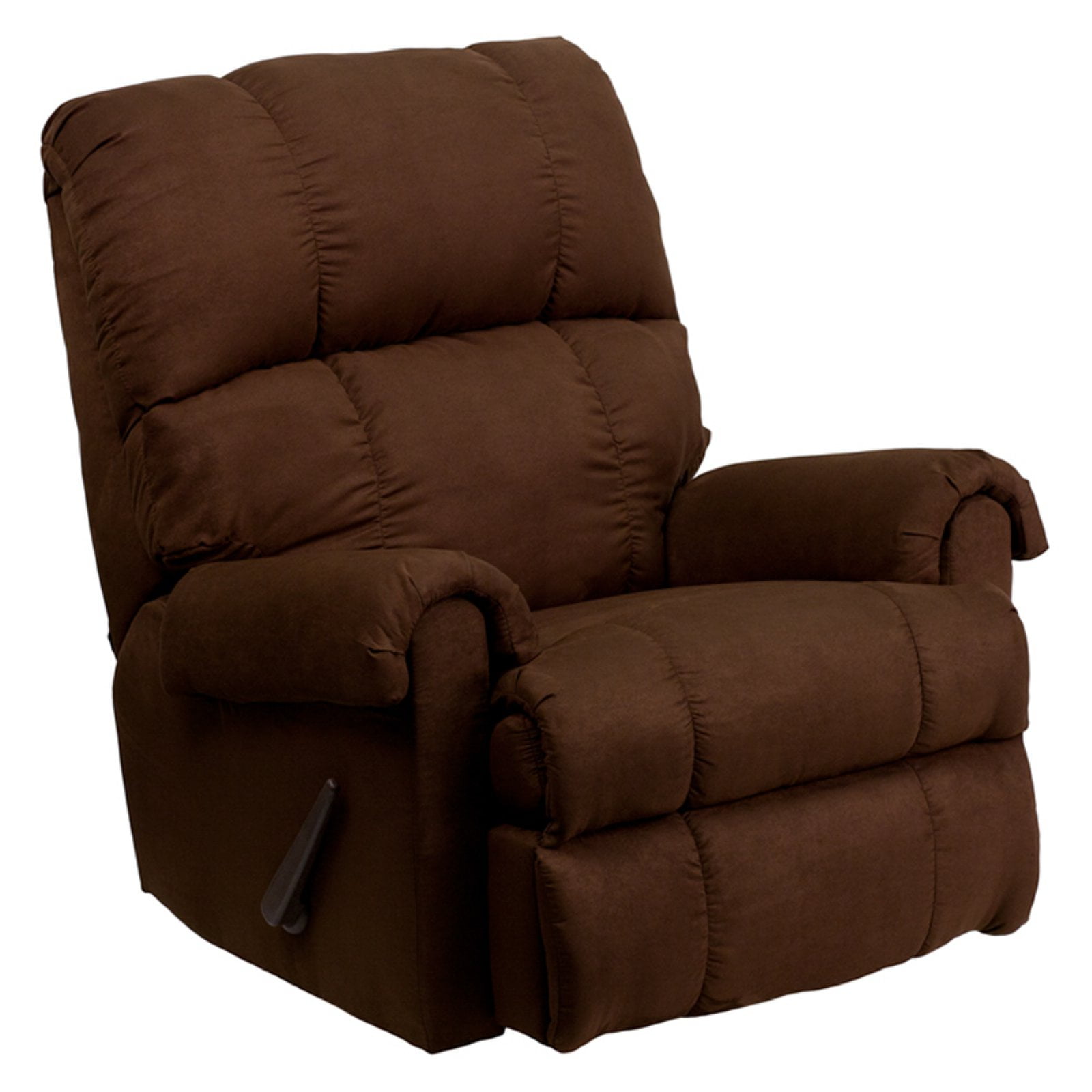 Flash Furniture Contemporary Flatsuede Microfiber Rocker Recliner ...