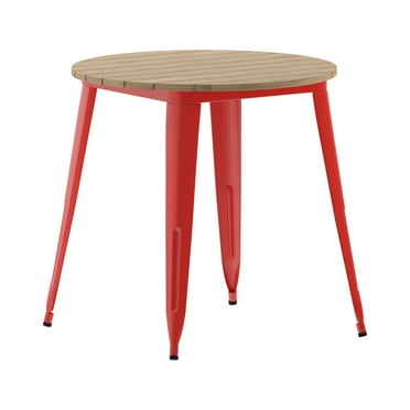 Flash Furniture Declan Commercial Indoor/Outdoor Dining Table with ...