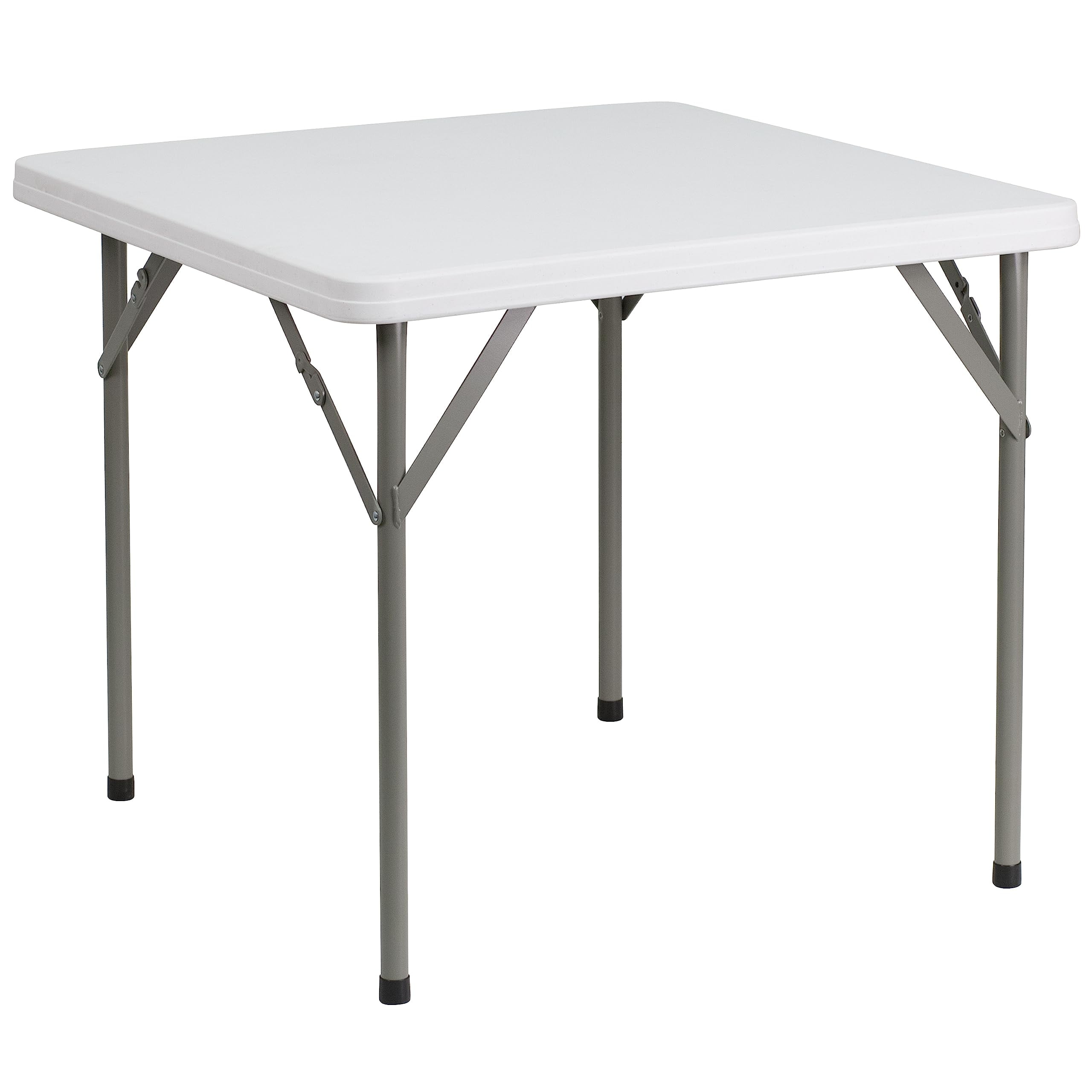 Flash Furniture Elon 2.85' Square Plastic Folding Event Table for ...