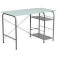 Flash Furniture Glass Computer Desk with Open Storage - Walmart.com