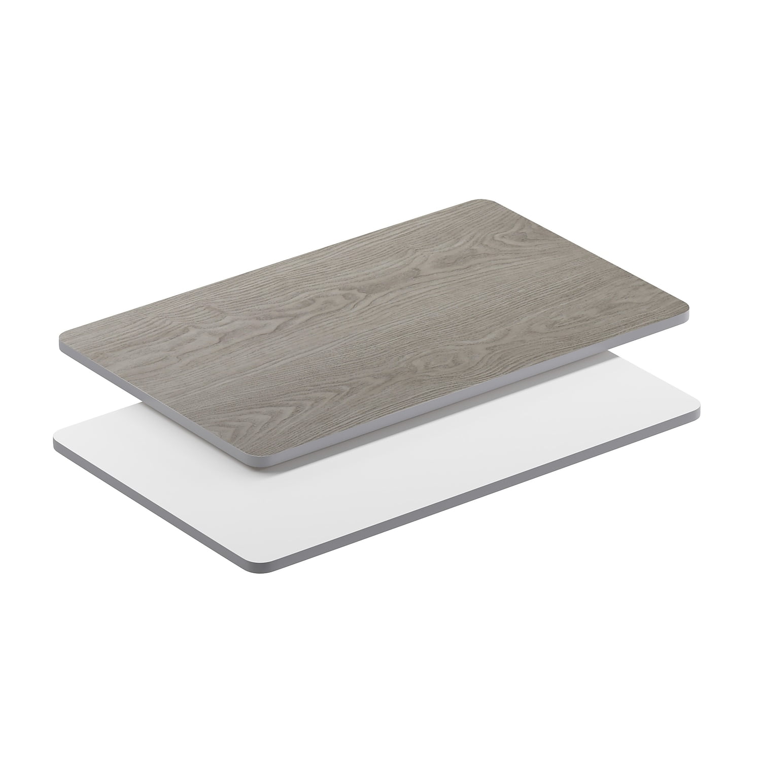 Flash Furniture Glenbrook 48" Rectangular Table Top Reversible White or ...