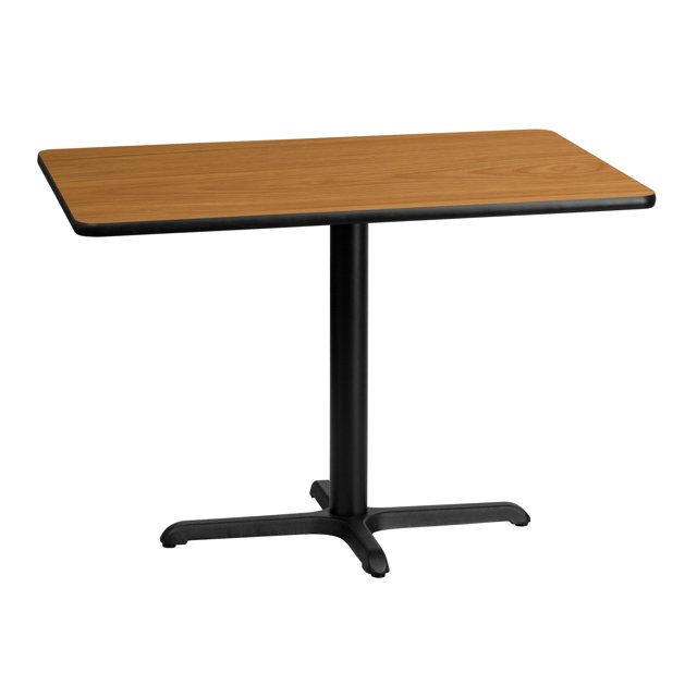 Flash Furniture Graniss 30'' x 42'' Rectangular Natural Laminate Table ...