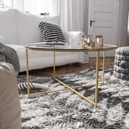 Mainstays Wood Rectangle Coffee Table, Walnut Finish - Walmart.com