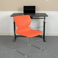 Flash Furniture HERCULES Series 5 Pack Stack Chair - Orange - Walmart.com