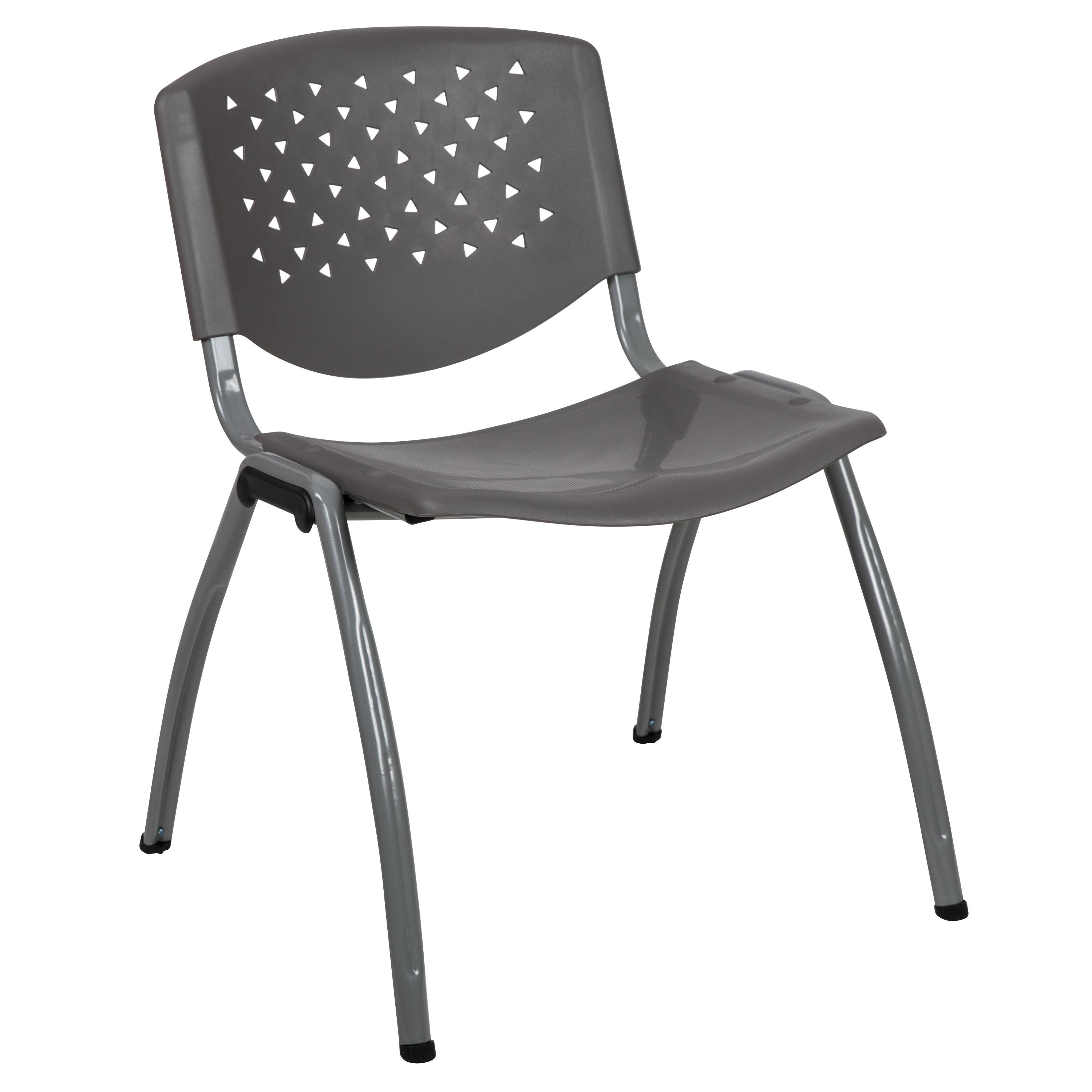 Adams Penza Outdoor Resin Stack Chair with Phone Holder, Plastic Patio ...