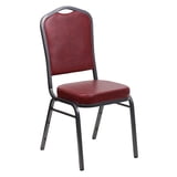 Flash Furniture HERCULES Series Crown Back Stacking Banquet Chair in ...