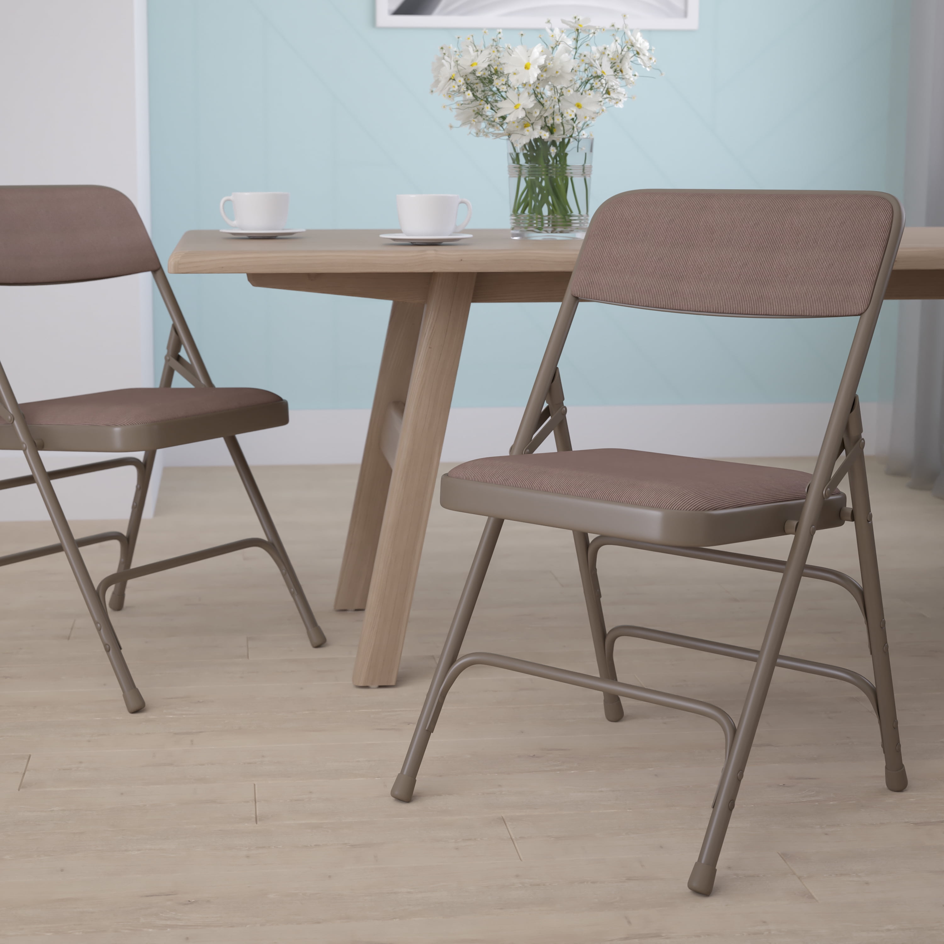 Flash Furniture HERCULES Series Curved Triple Braced & Double Hinged ...