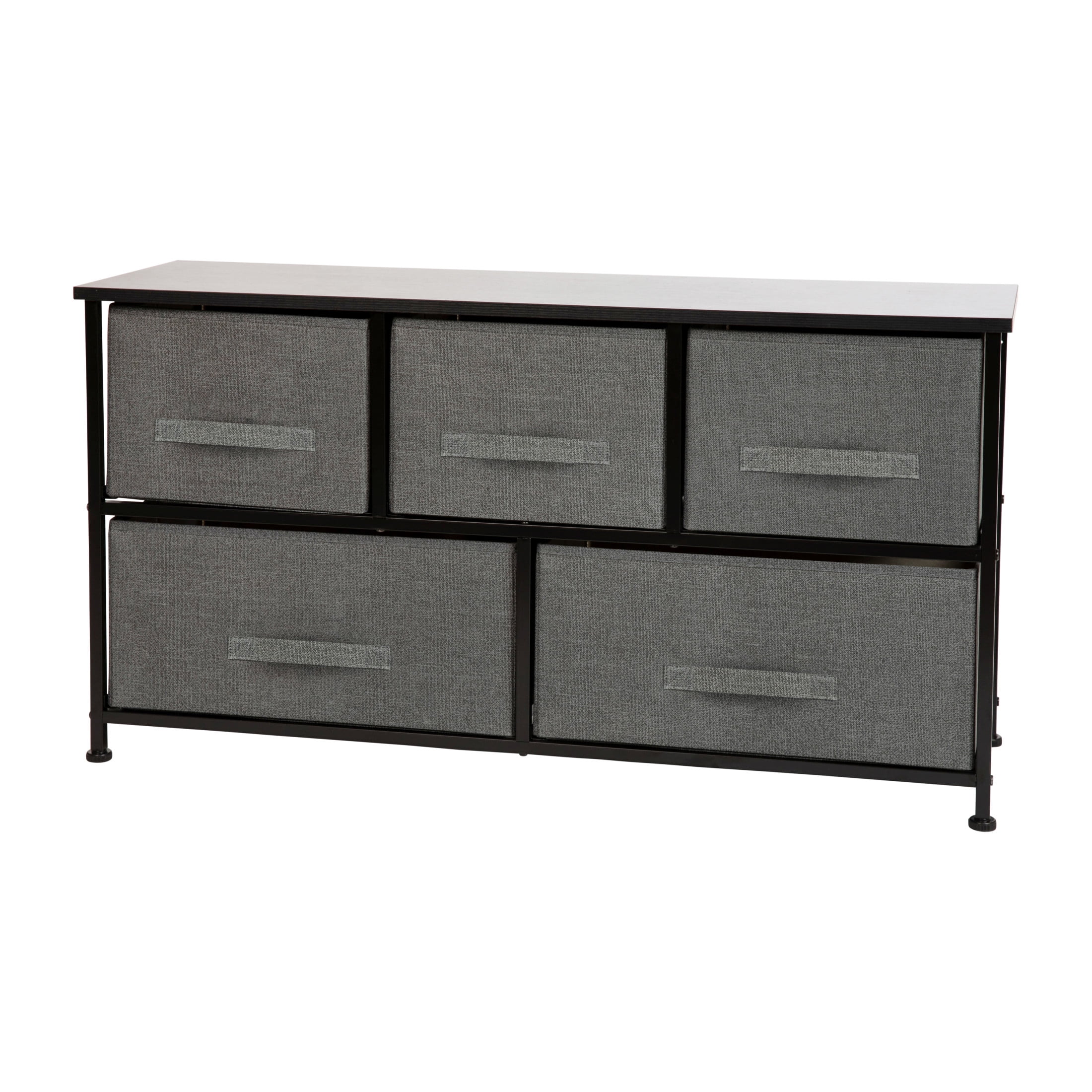 Flash Furniture Harris 5-Drawer Storage Chest of Drawers with Easy Pull ...