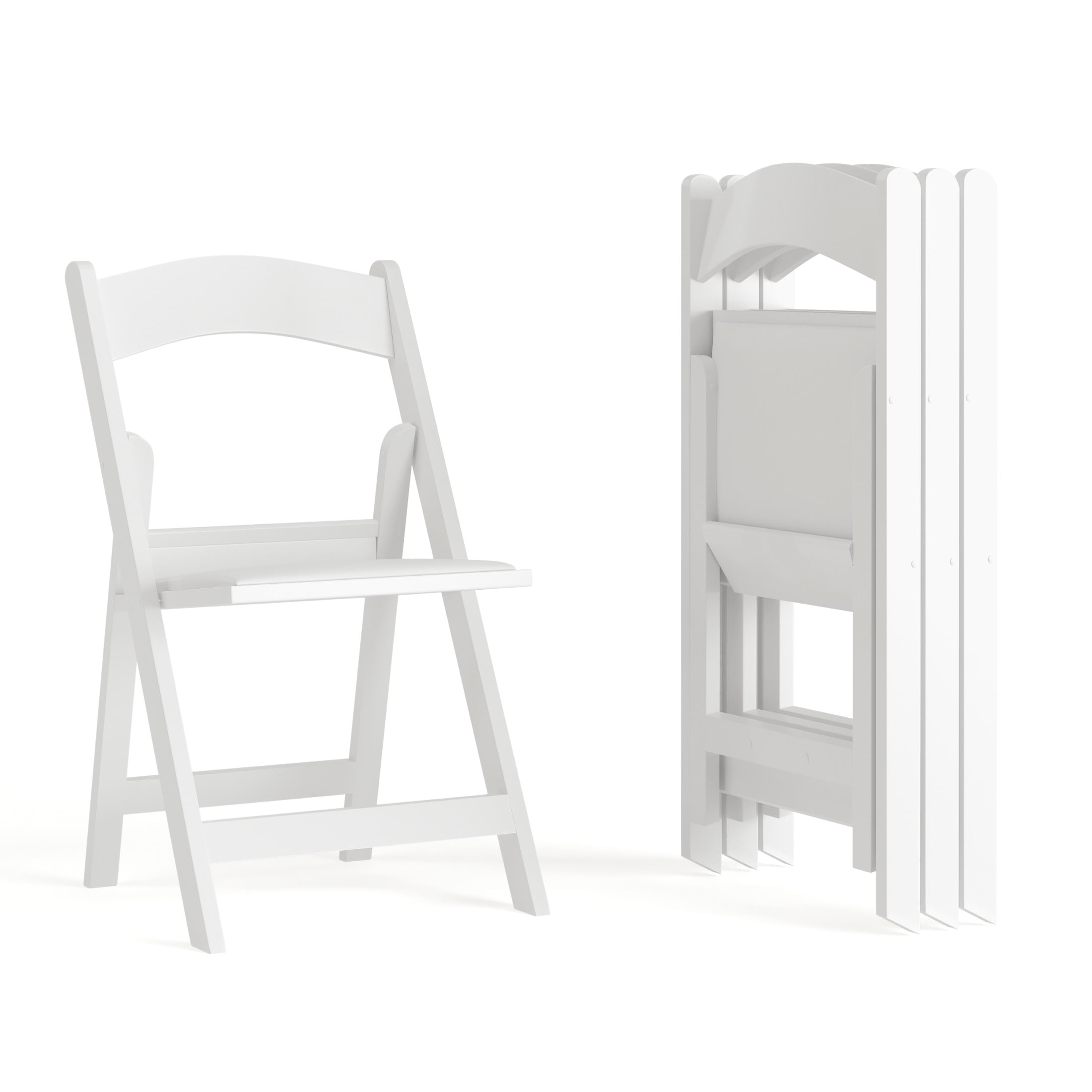 Flash Furniture Hercules Series Resin Folding Event Chairs Set of 4 ...