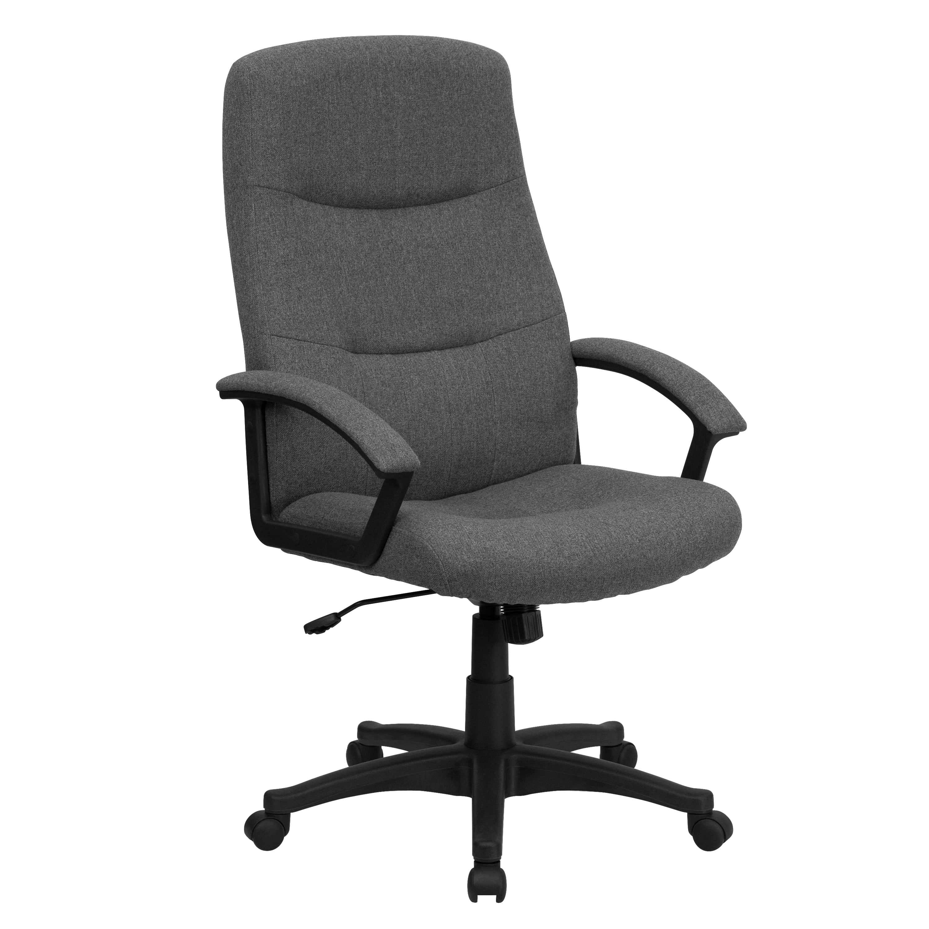Flash Furniture High Back Gray Fabric Executive Swivel Office Chair ...