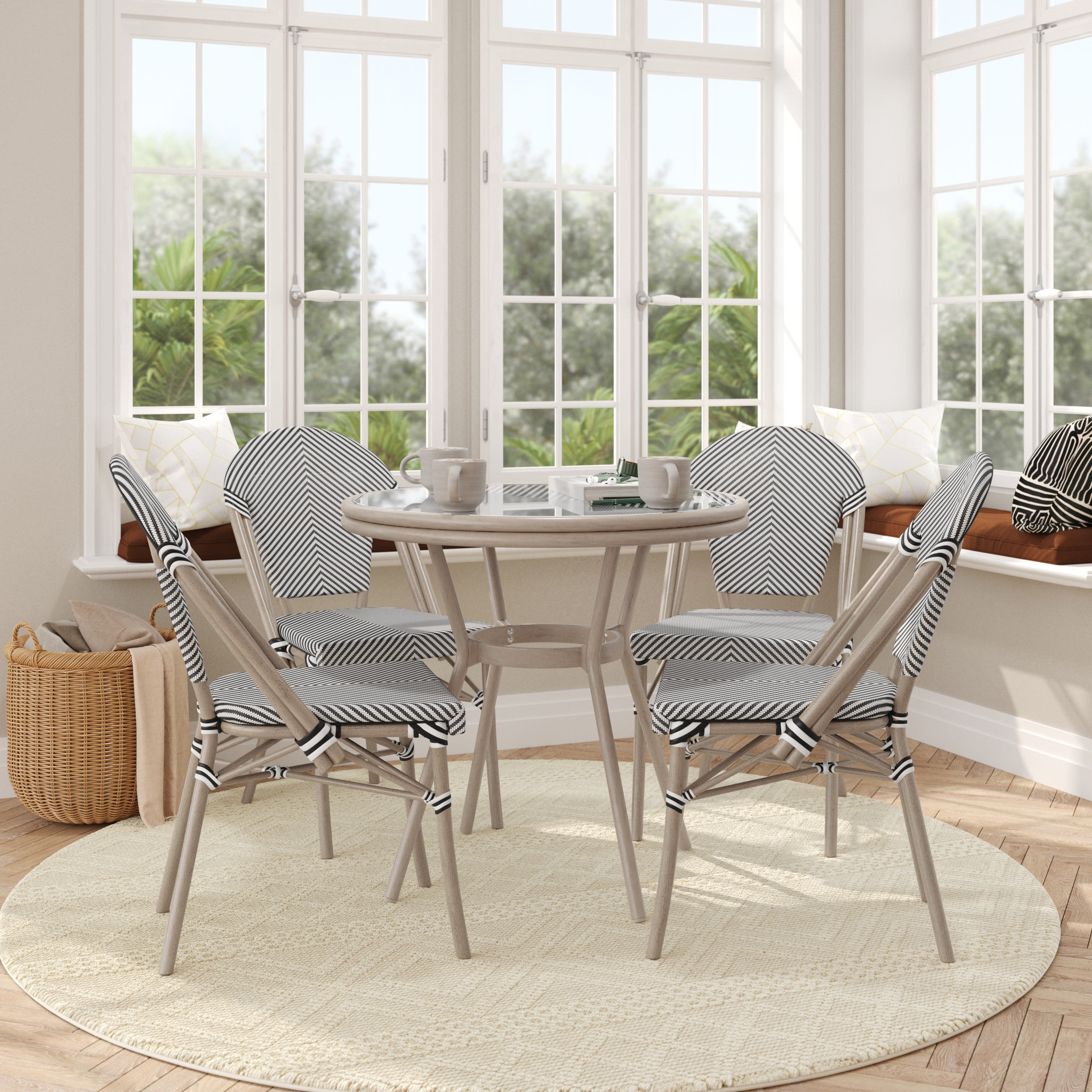 Flash furniture bistro table store