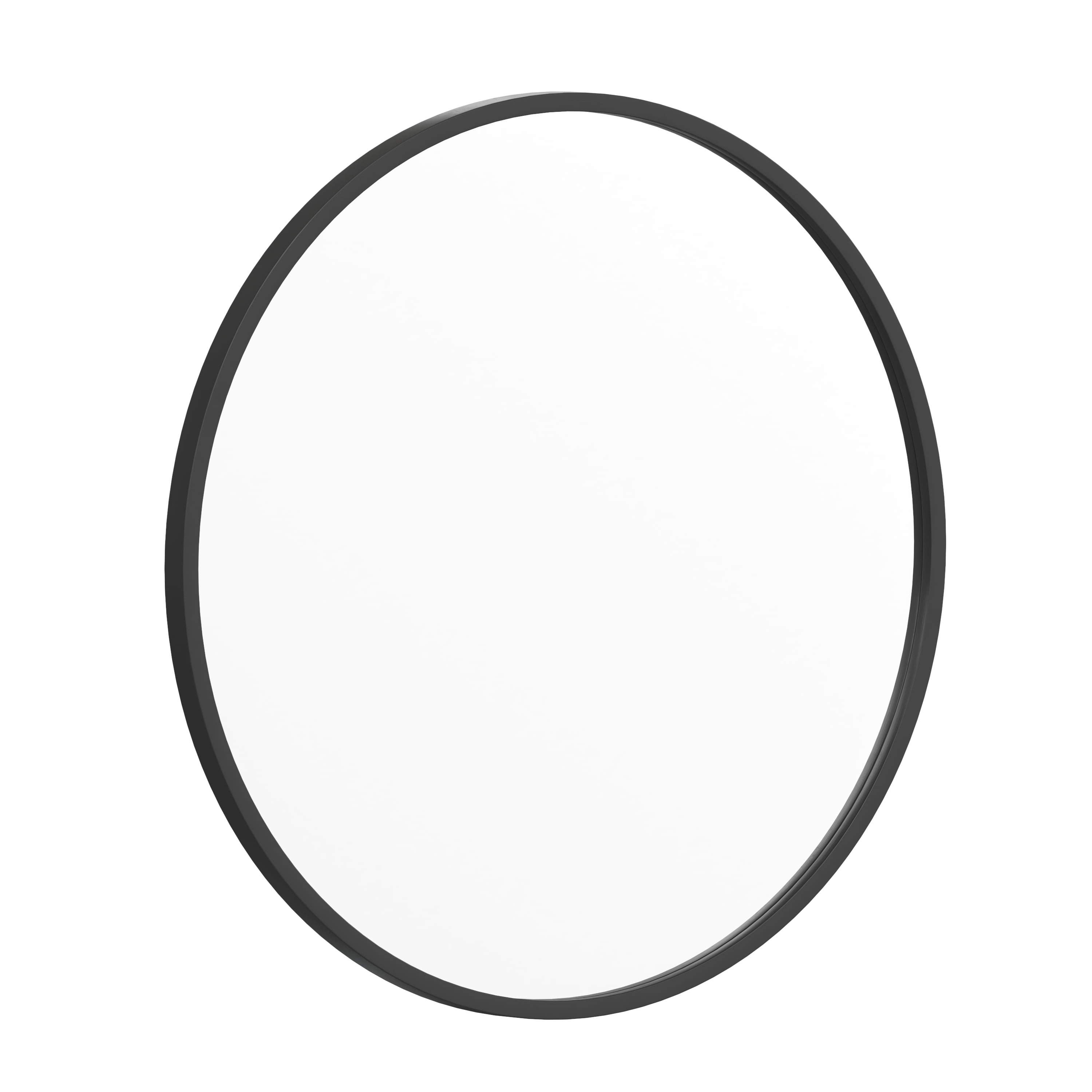 Flash Furniture Julianne 24" x 24" Black Modern Wall Mounted Mirror ...