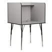 BizChair Stand-Alone Study Carrel with Top Shelf - Height Adjustable ...