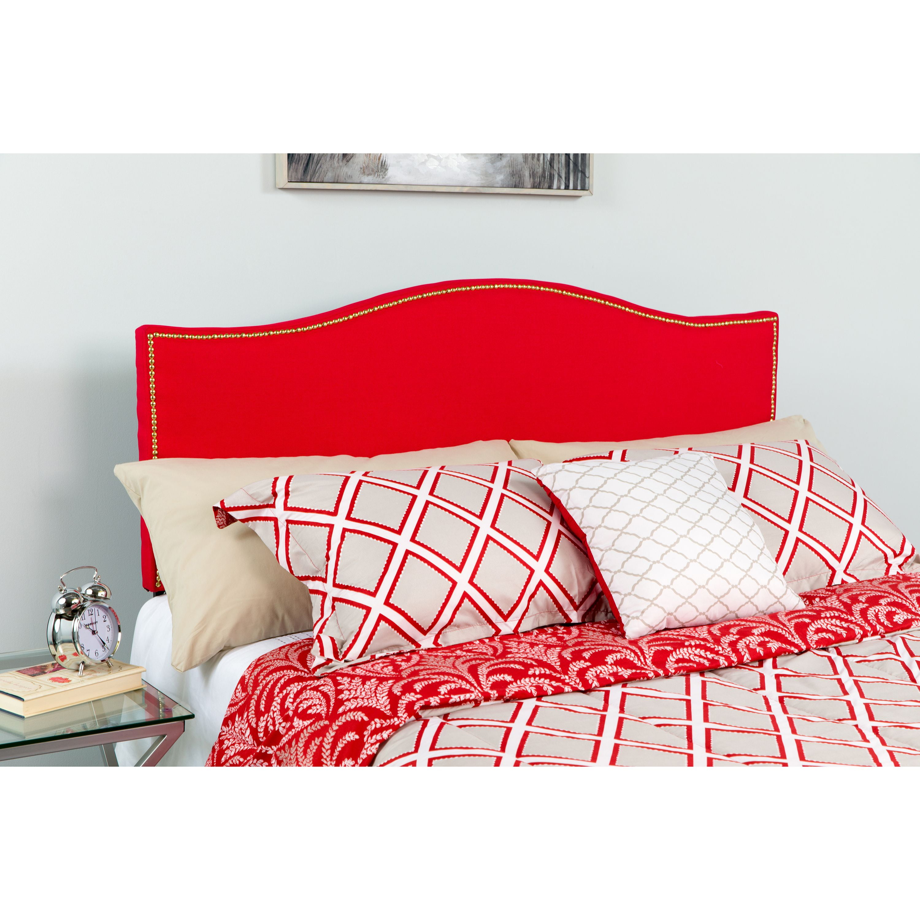 Flash Furniture Lexington Upholstered Queen Size Headboard with ...