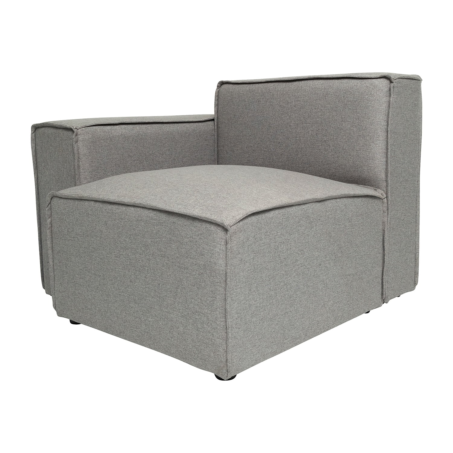 Flash Furniture Luxury Modular Sectional Sofa, Left Side with Arm Rest ...
