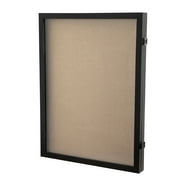 Carbonized Black Shadow Box Frame Real Glass Window Door with Hinge 8 x ...