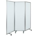 Flash Furniture Raisley Mobile Magnetic Whiteboard Partition with ...