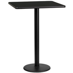 Flash Furniture 30'' Round Natural Laminate Table Top with 18'' Round ...