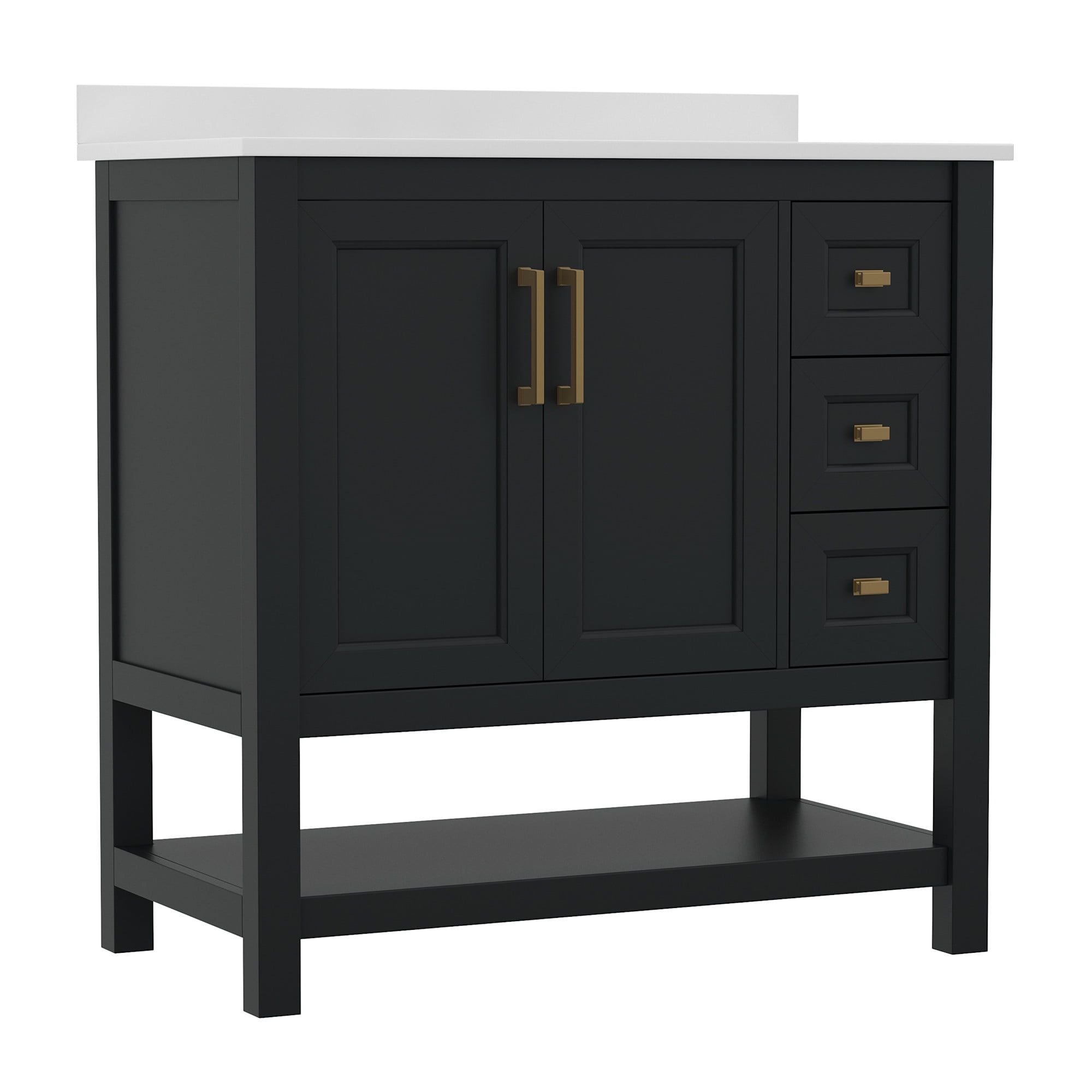 Flash Furniture Ffir10670 36" Free Standing Single Basin Vanity Set ...
