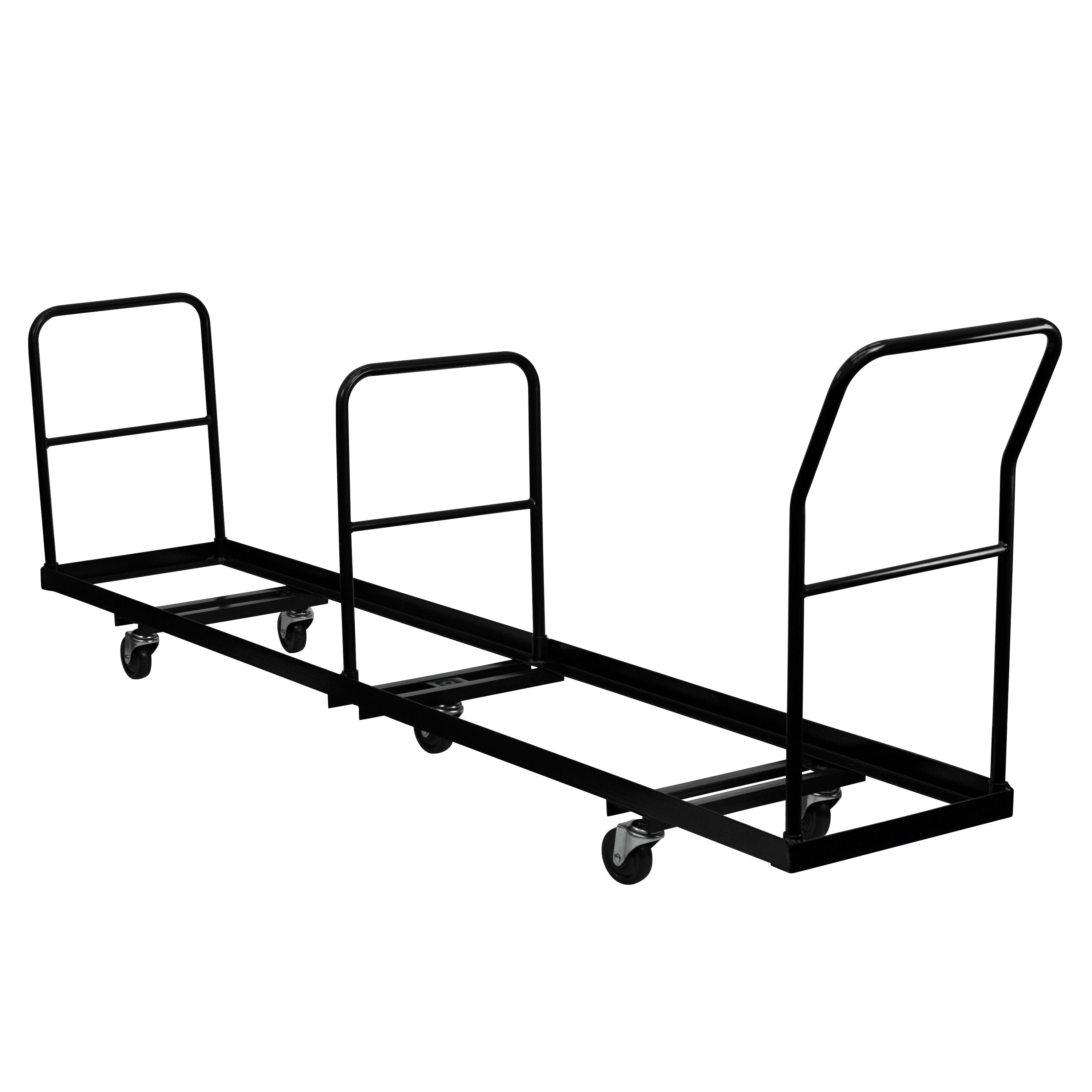 Flash Furniture Utility Stacking Dolly - 50 Chair Capacity with Rolling ...