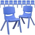 Flash Furniture Small Classroom Set - Whitney Plastic Student Stack ...