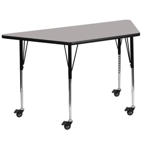 Flash Furniture Wren 48'' Round Red HP Laminate Activity Table ...
