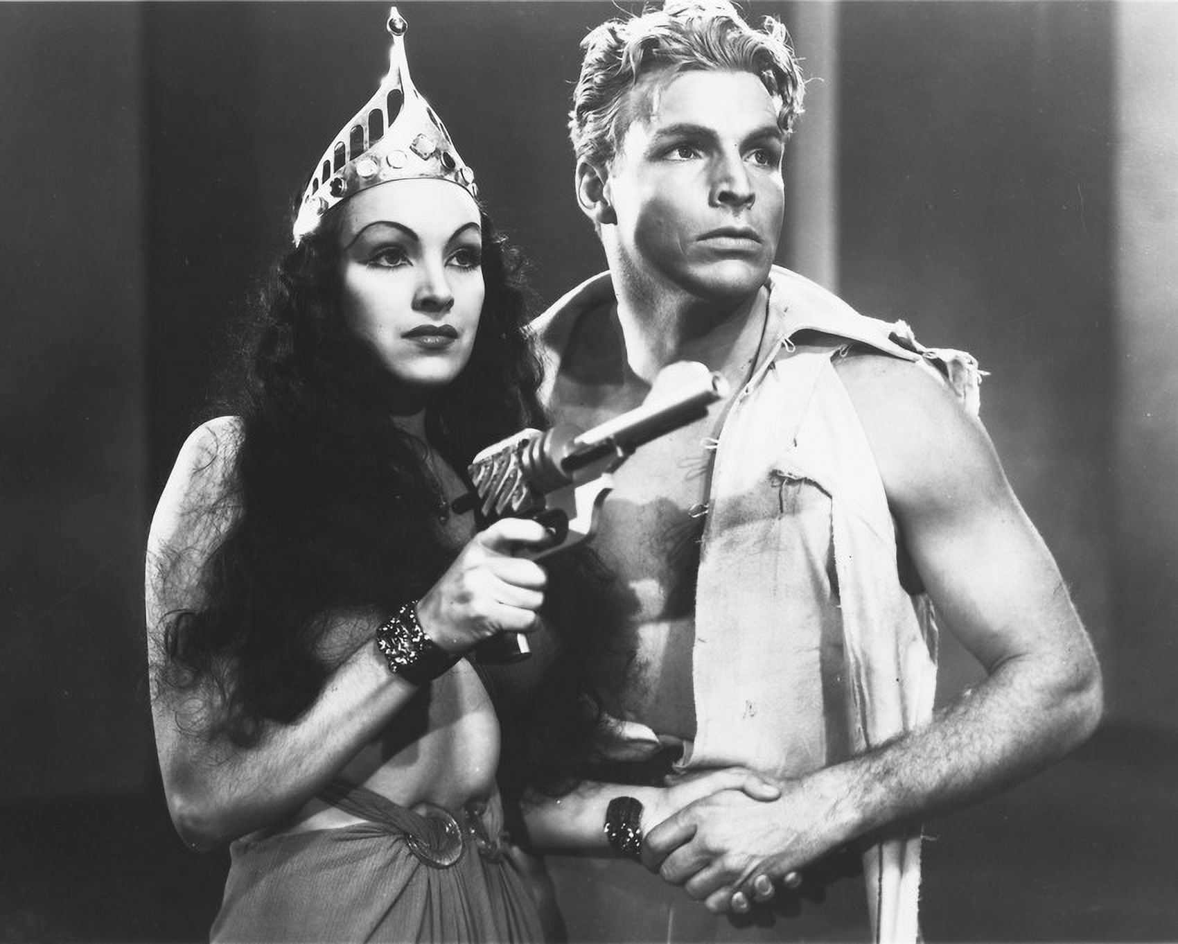 Flash Gordon Buster Crabbe Pricilla Lawson 24x36 Classic Hollywood ...