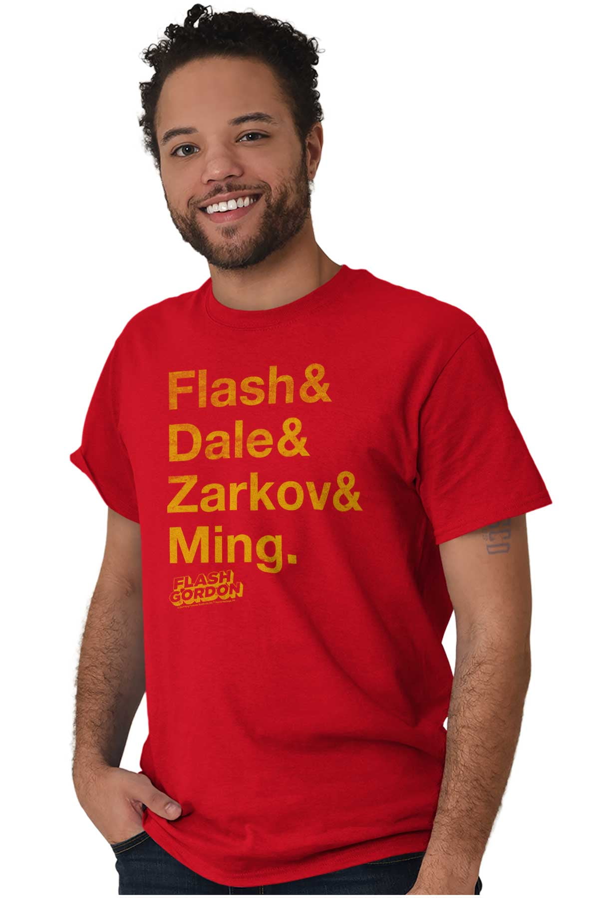 Flash Gordon Comic Book Characters Men's Graphic T Shirt Tees Brisco ...
