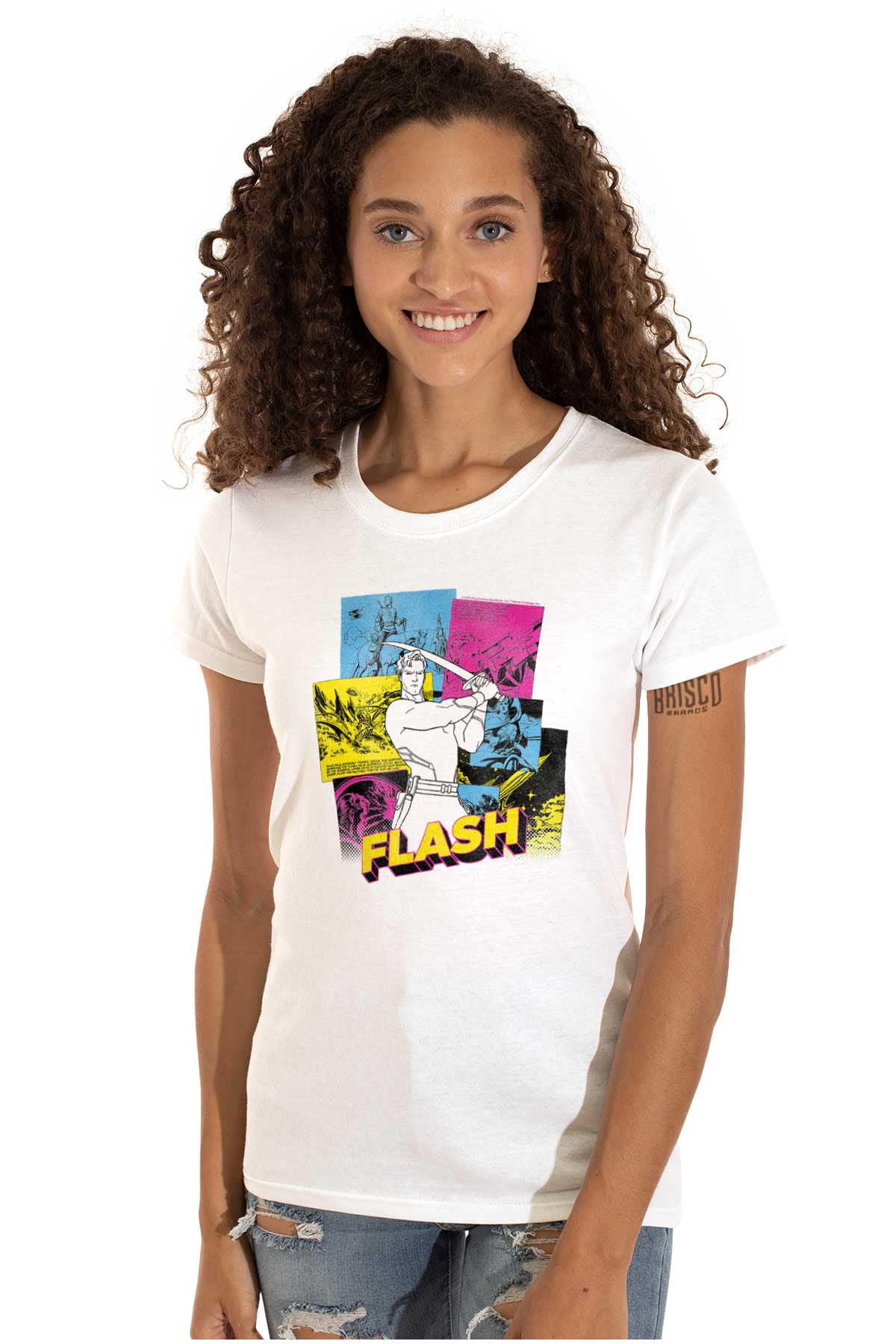 Flash Gordon Comic Strip Vintage Hero Women's Plus Size Shirt Brisco ...