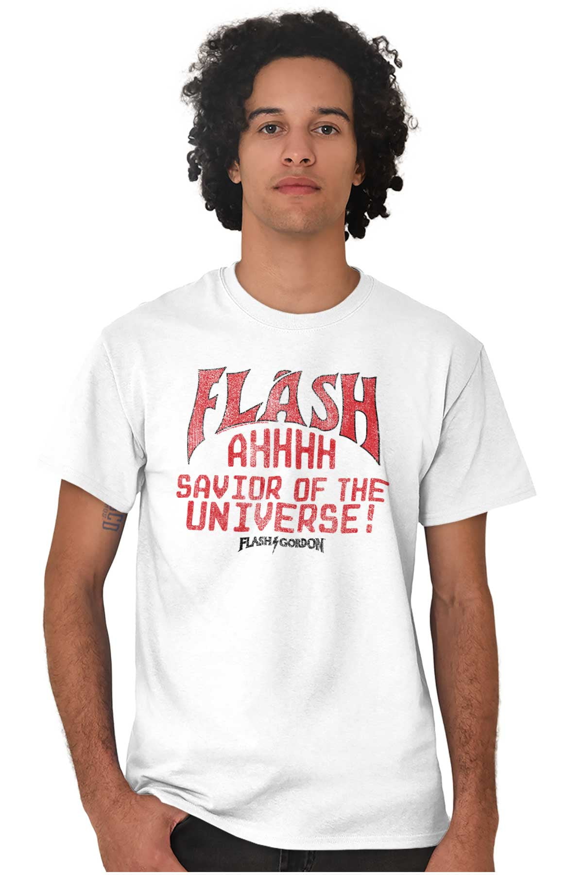 Flash Gordon Logo Vintage Comic Hero Men's Graphic T Shirt Tees Brisco ...