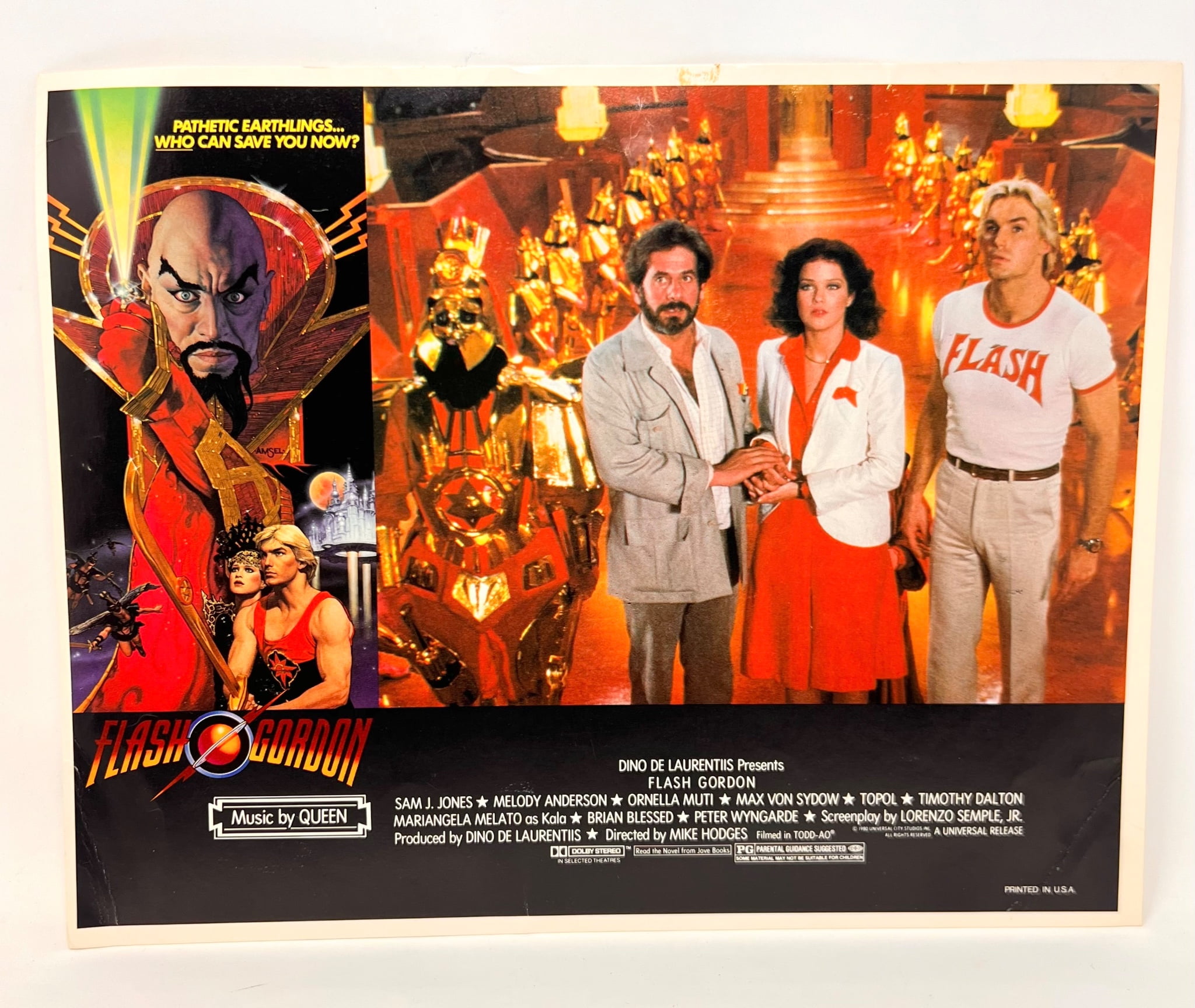 Flash Gordon Original Movie Lobby Card (a) - Walmart.com
