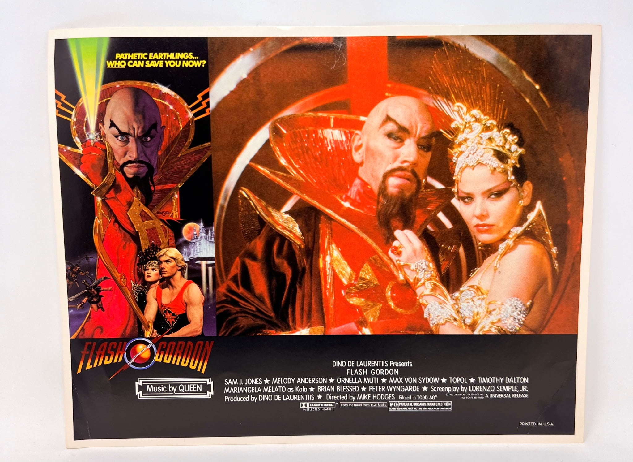 Flash Gordon Original Movie Lobby Card (b) - Walmart.com