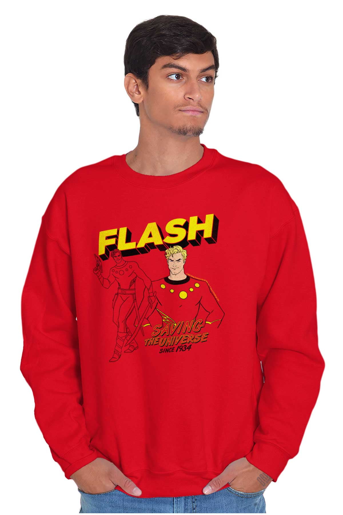 Flash Gordon Superhero Comic Strip Unisex Plus Size Sweatshirt Brisco ...