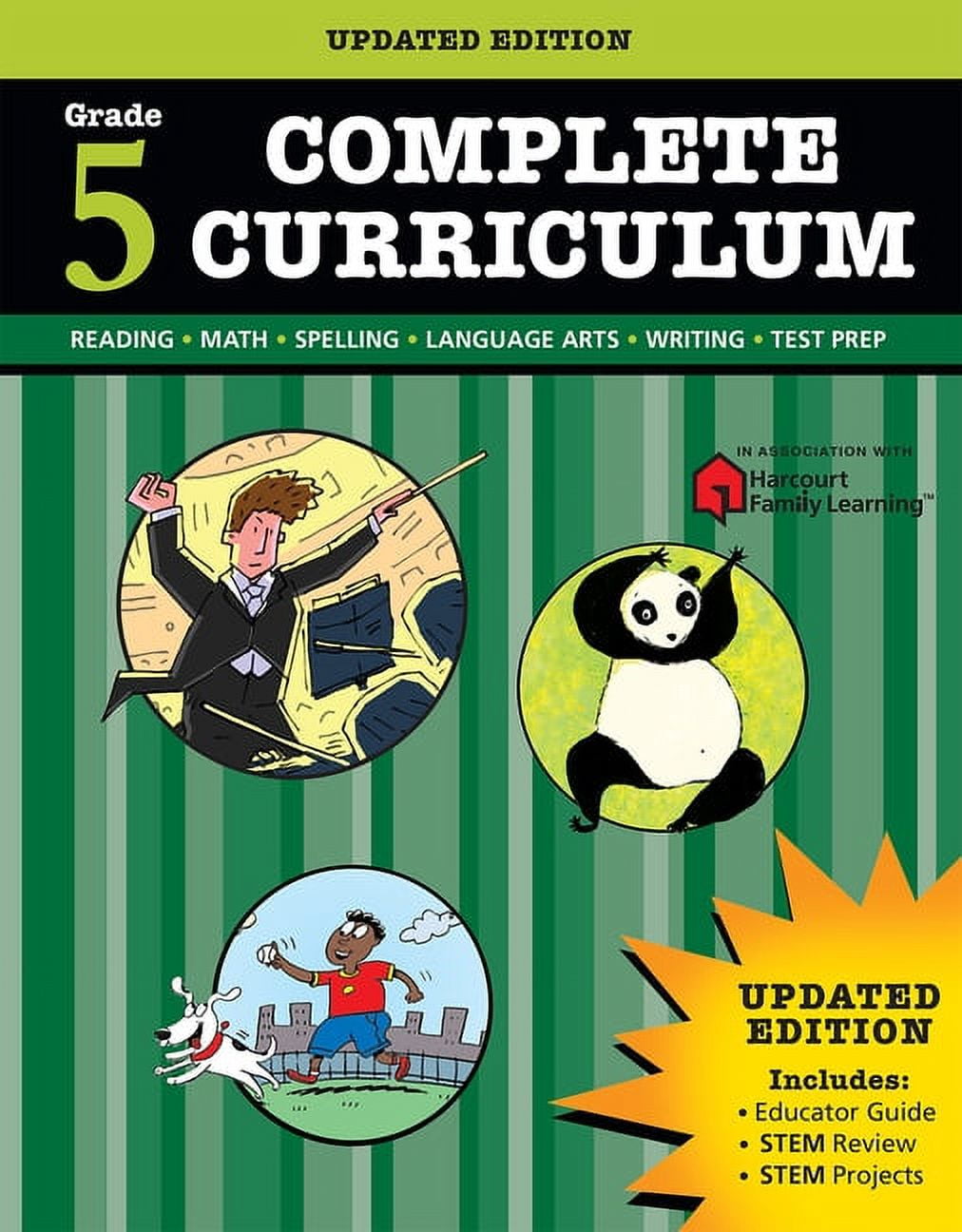 Flash Kids Harcourt Grade 5 Complete Curriculum Math Book (Paperback ...