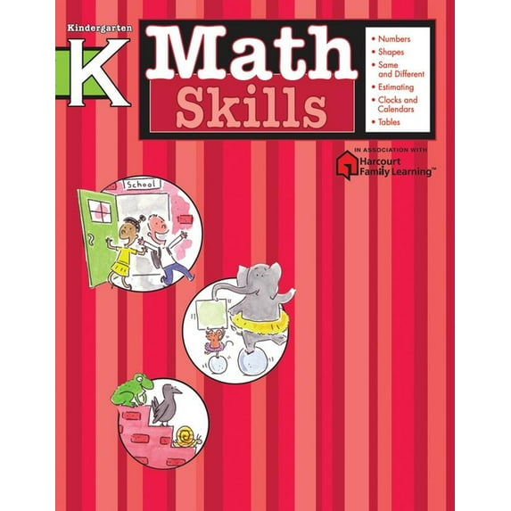 Math Skills: Grade K (Flash Kids Harcourt Family Learning) - Walmart.com