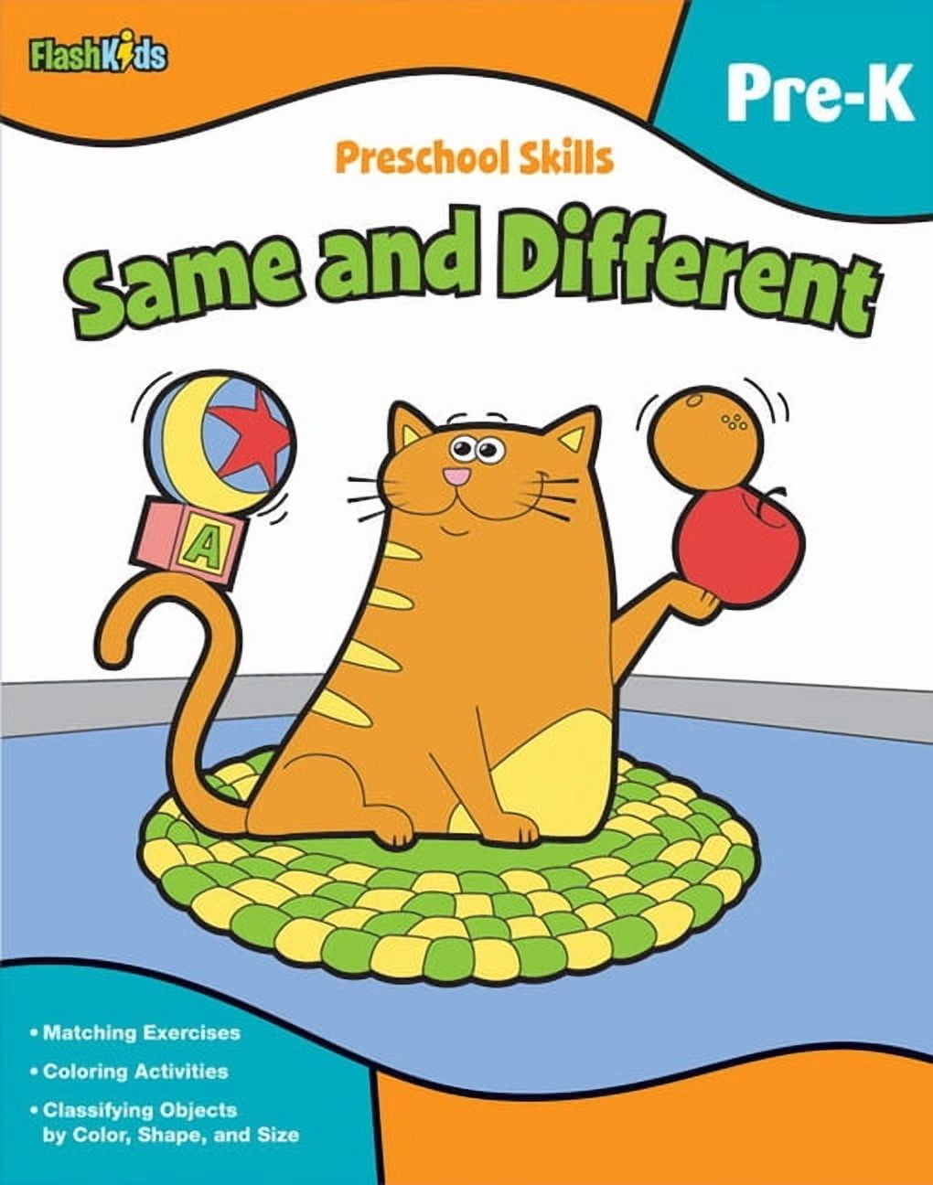 Flash Kids Preschool Skills Preschool Skills: Same and Different (Flash ...