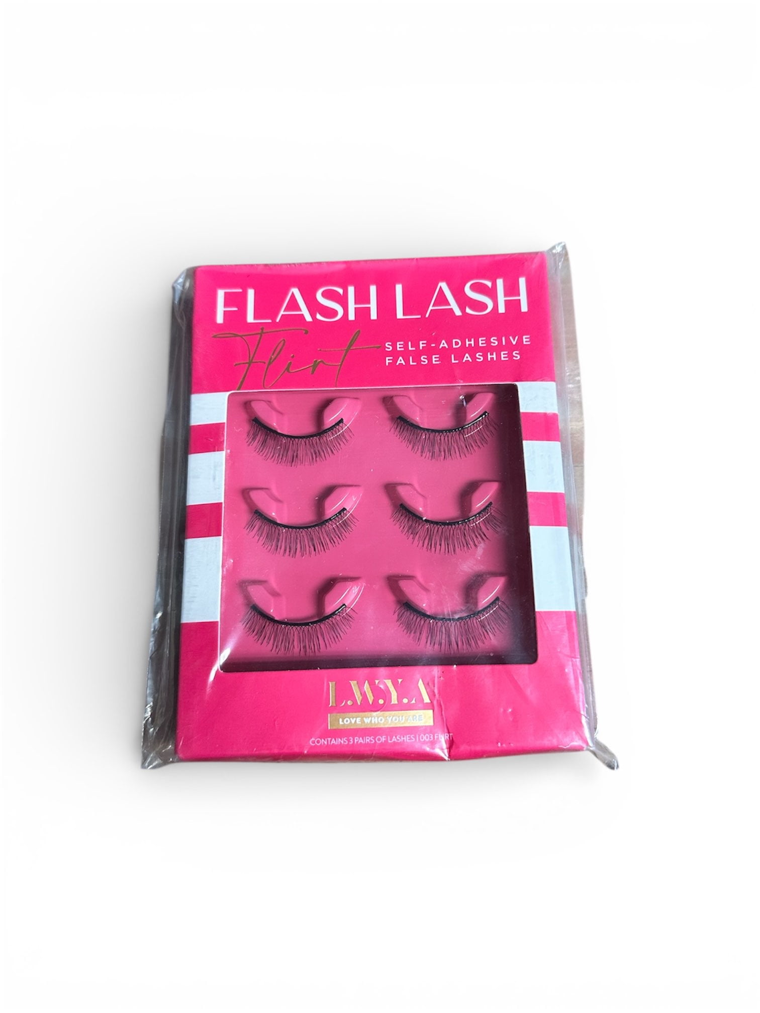 Flash Lash Self-Adhesive False Lashes 003 Flirt – 3 Pairs - Walmart.com