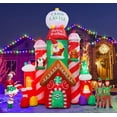 [Flash Light] 10FT Tall Christmas Inflatable Outdoor Decoration Candy ...