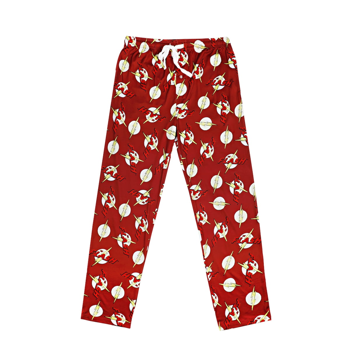 Flash Logo All Over Print Men's Red Sleep Pajama Pants-Small - Walmart.com