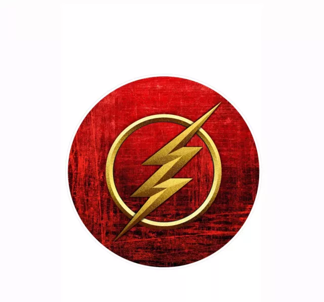 Flash Logo Dc Comics Cartoon Kids Sticker Phone Decal Water Bottle ...