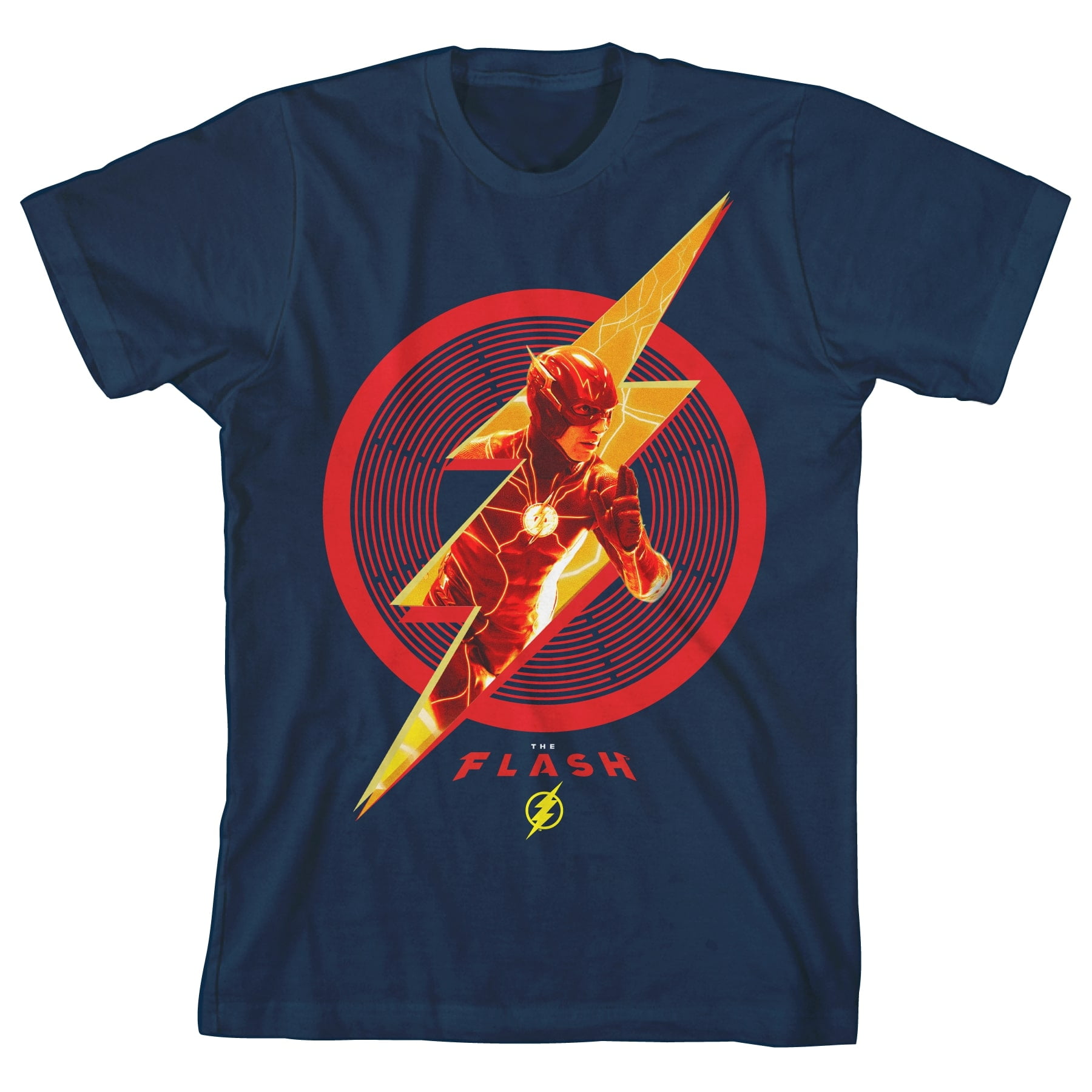 Flash Logo Trap Graphics Youth Navy T-shirt - Walmart.com