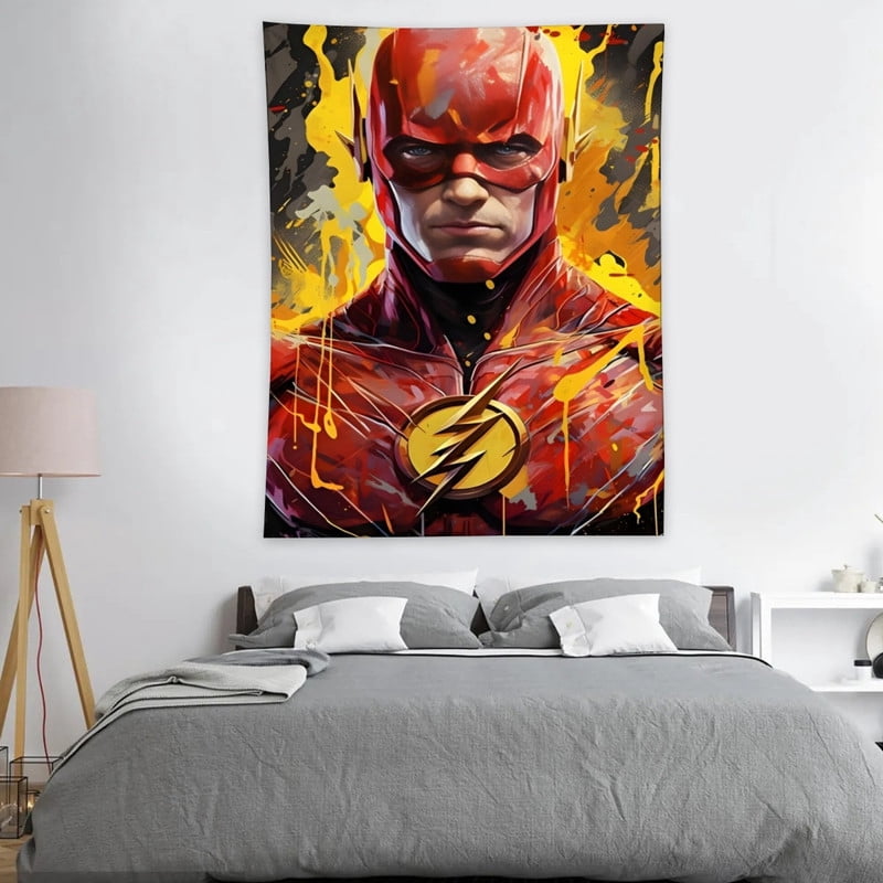 Flash Man tapestry 40 x 60 inches with vivid colors realistic details ...