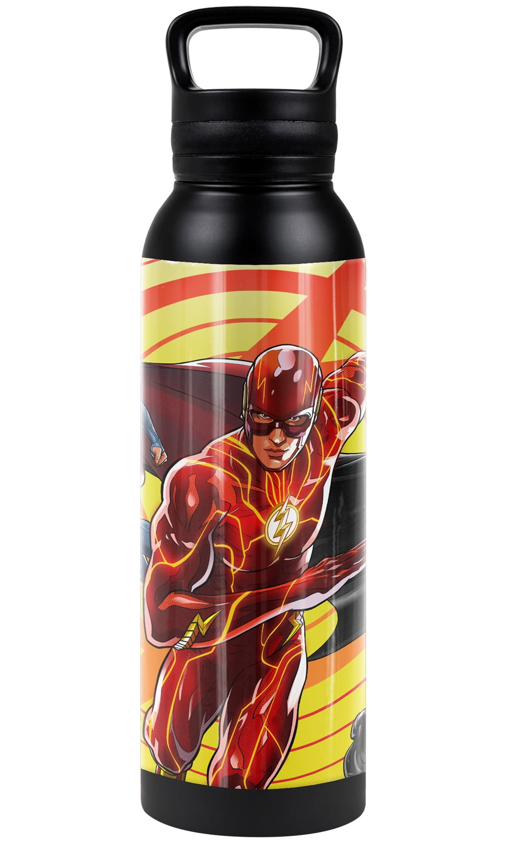 The Flash Official Batman Supergirl Team Up 24 oz Insulated Canteen ...