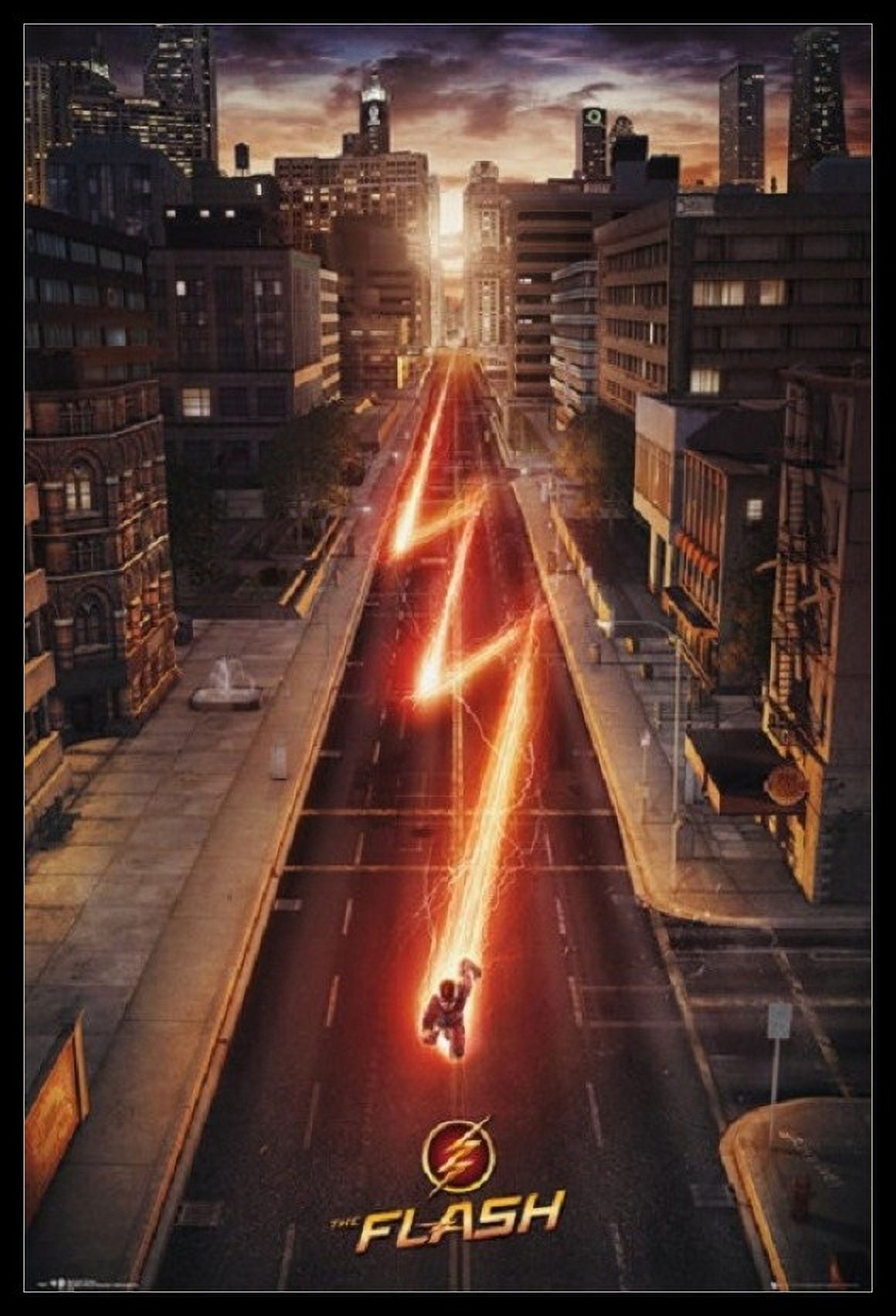 Flash - One Sheet Laminated & Framed Poster (24 x 36) - Walmart.com