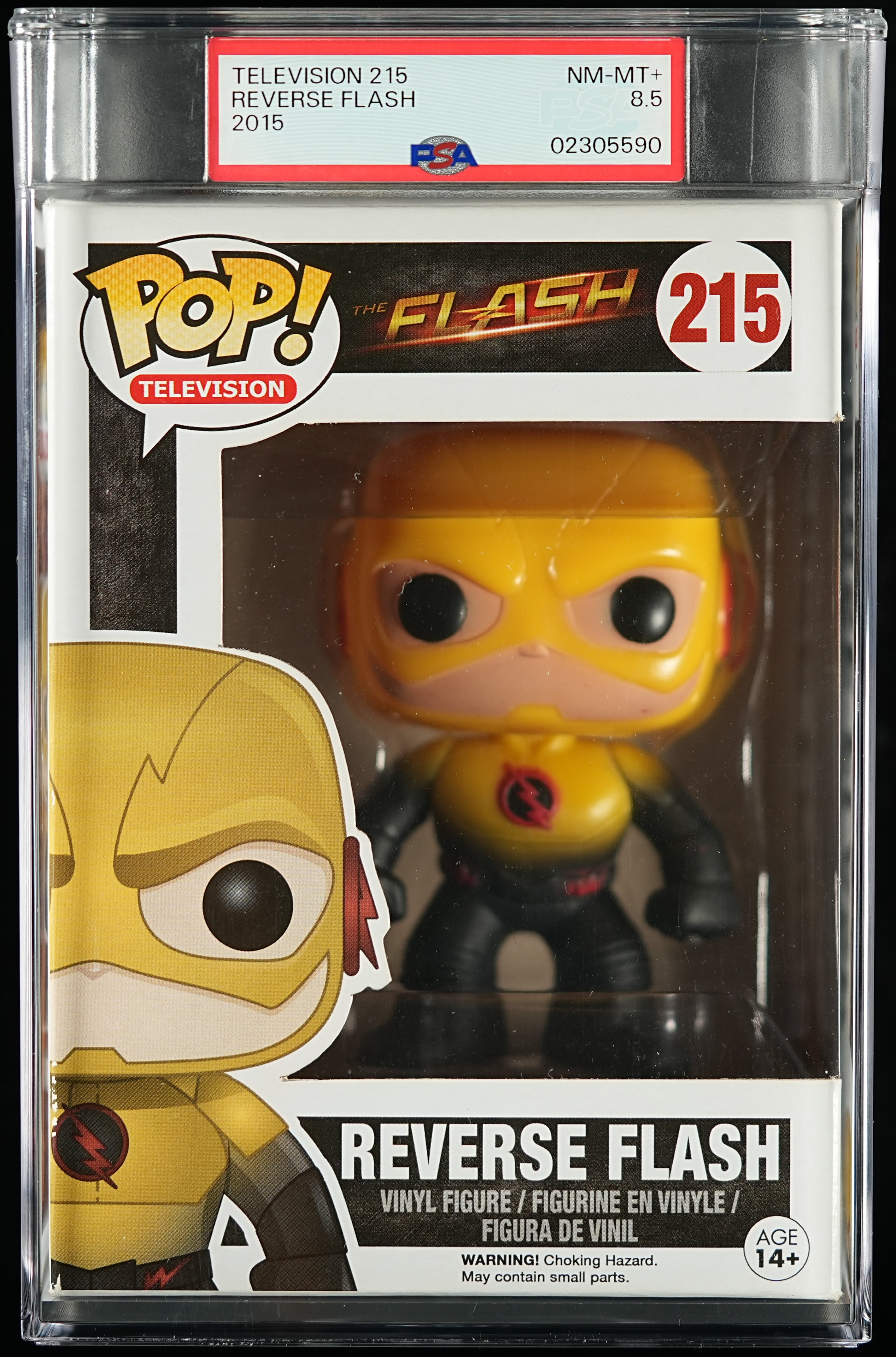 The Flash, PSA Graded 8.5 NM-MT+, Reverse Flash Collectible Vinyl ...