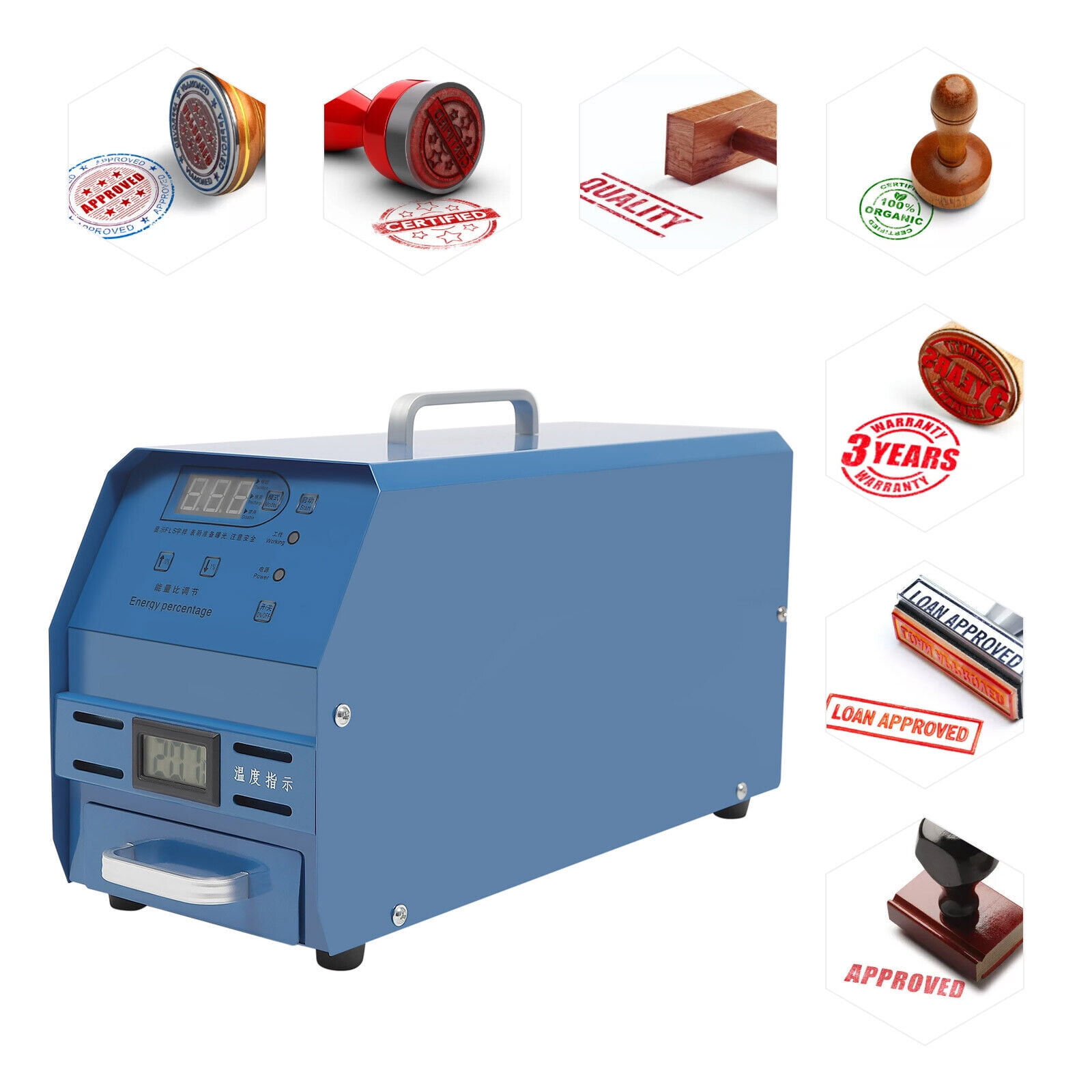 Flash Photosensitive Seal Stamp Machine Digital Stamp Make Machine ...