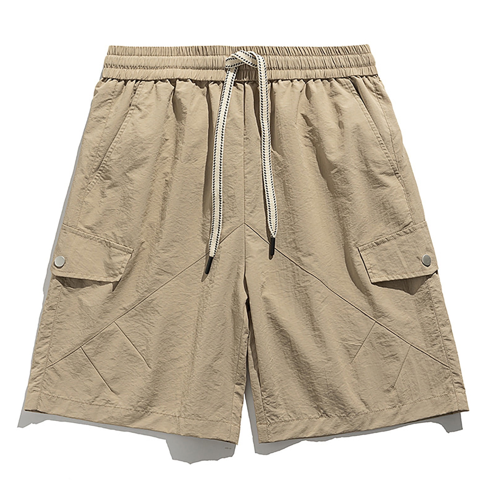 Flash Pick SMihono Men's Summer Baggy Cargo Shorts Solid Color Multi ...